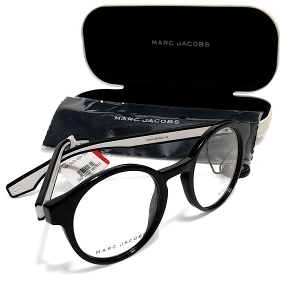 Marc Jacobs | Accessories | Marc Jacobs Marc 292 8s Black White Round ...